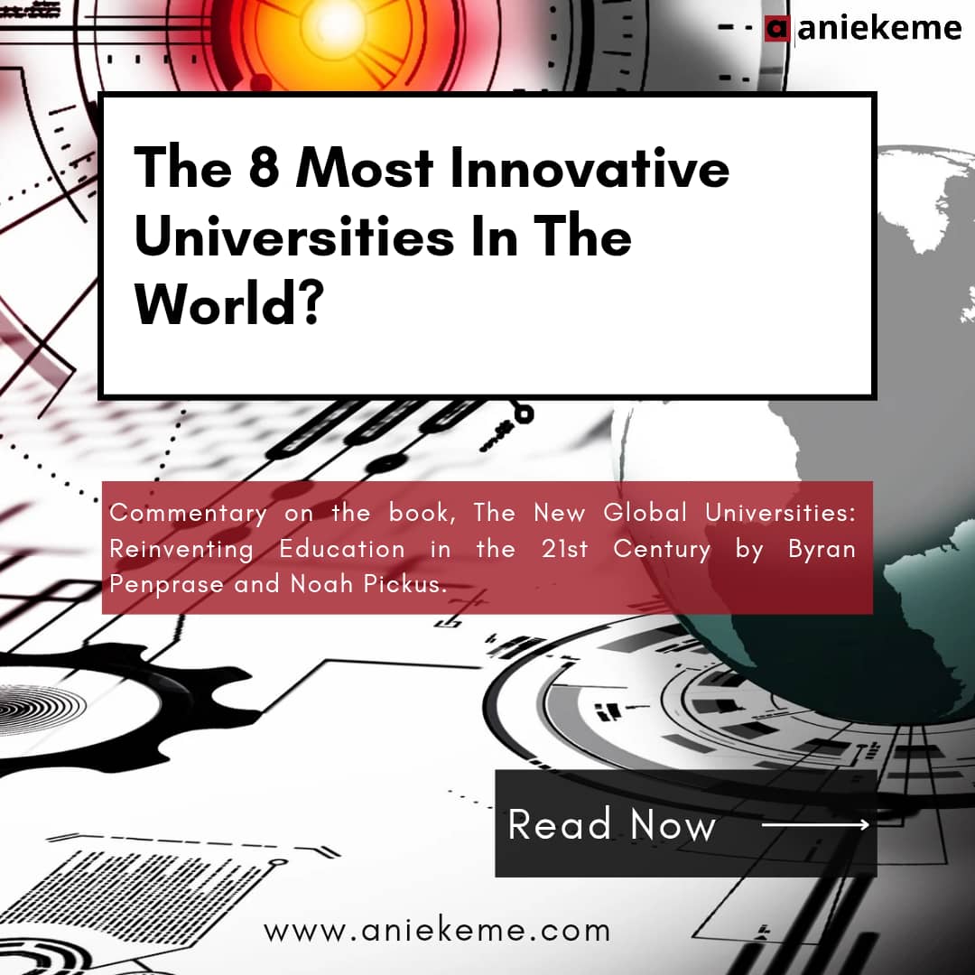 The 8 Most Innovative Universities In The World?